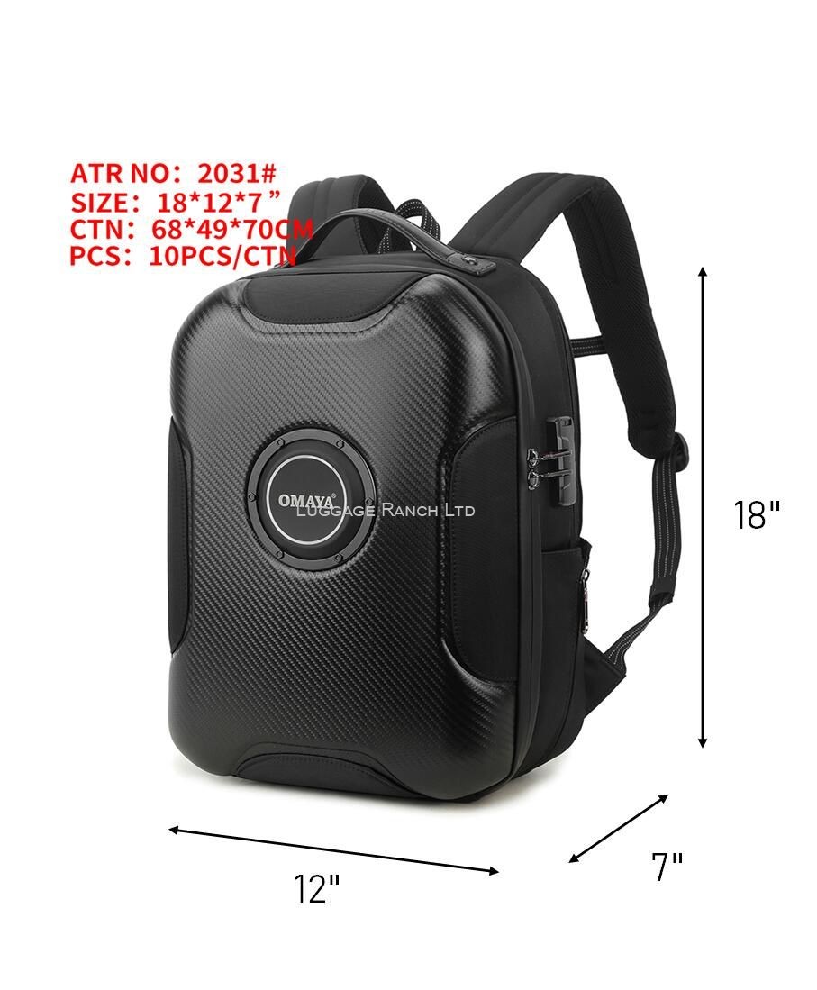 Omaya hardshell antitheft backpack – Luggage Ranch Limited